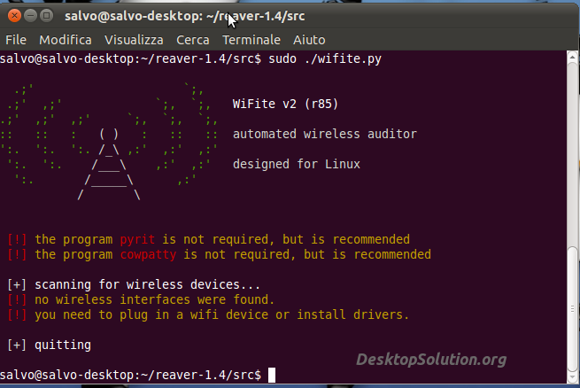 [GUIDA] Craccare una rete Wi-Fi con Wifite su Linux! – Desktop Solution